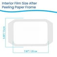 Houseables Waterproof Bandages Film, 6x8 Inch, Clear, 10 Pack, Adhesive ...