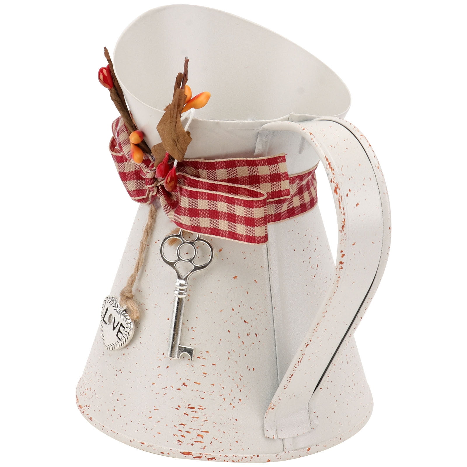 Click here for Whamvox Chic Metal Flower Vase Set: Farmhouse Galv... prices