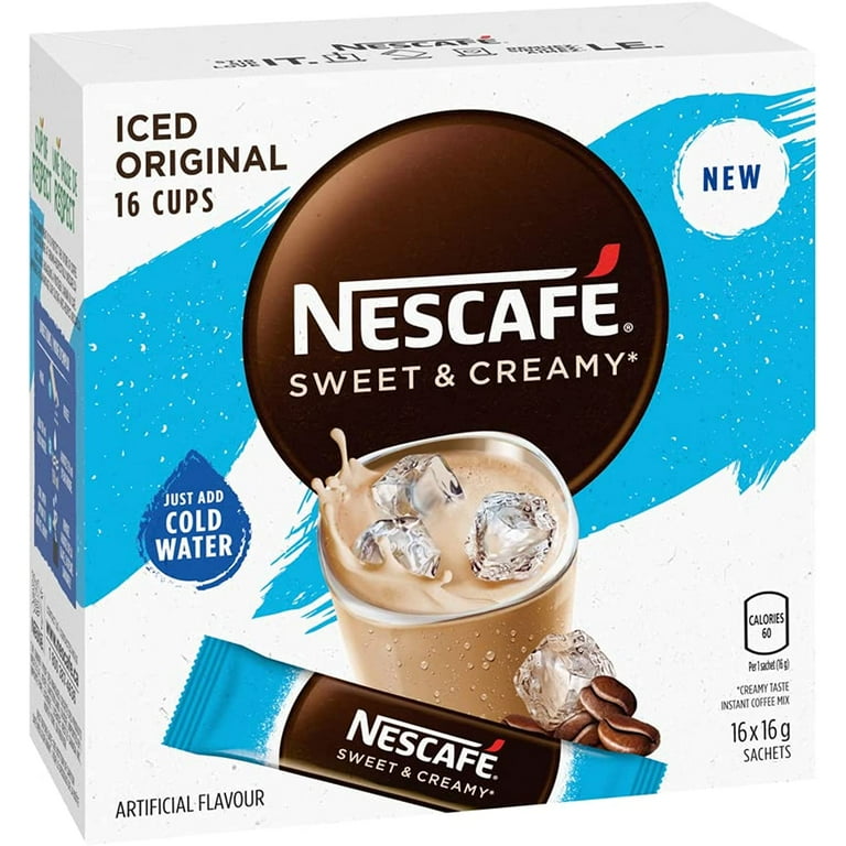 Nescafe Sweet Creamy Iced Coffee, Instant Coffee Sachets,, 46% OFF