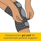 FUTURO Precision Fit Knee Support, Black HSA/FSA Eligible - Walmart.com