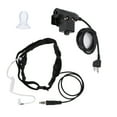 Ultra-Discreet Communication with PTT Function Military-Grade Throat ...