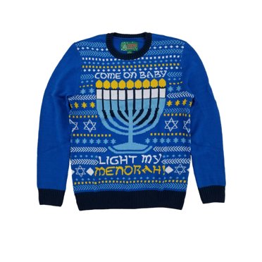 Mens Light Up Chanukah Sweater - Walmart.com