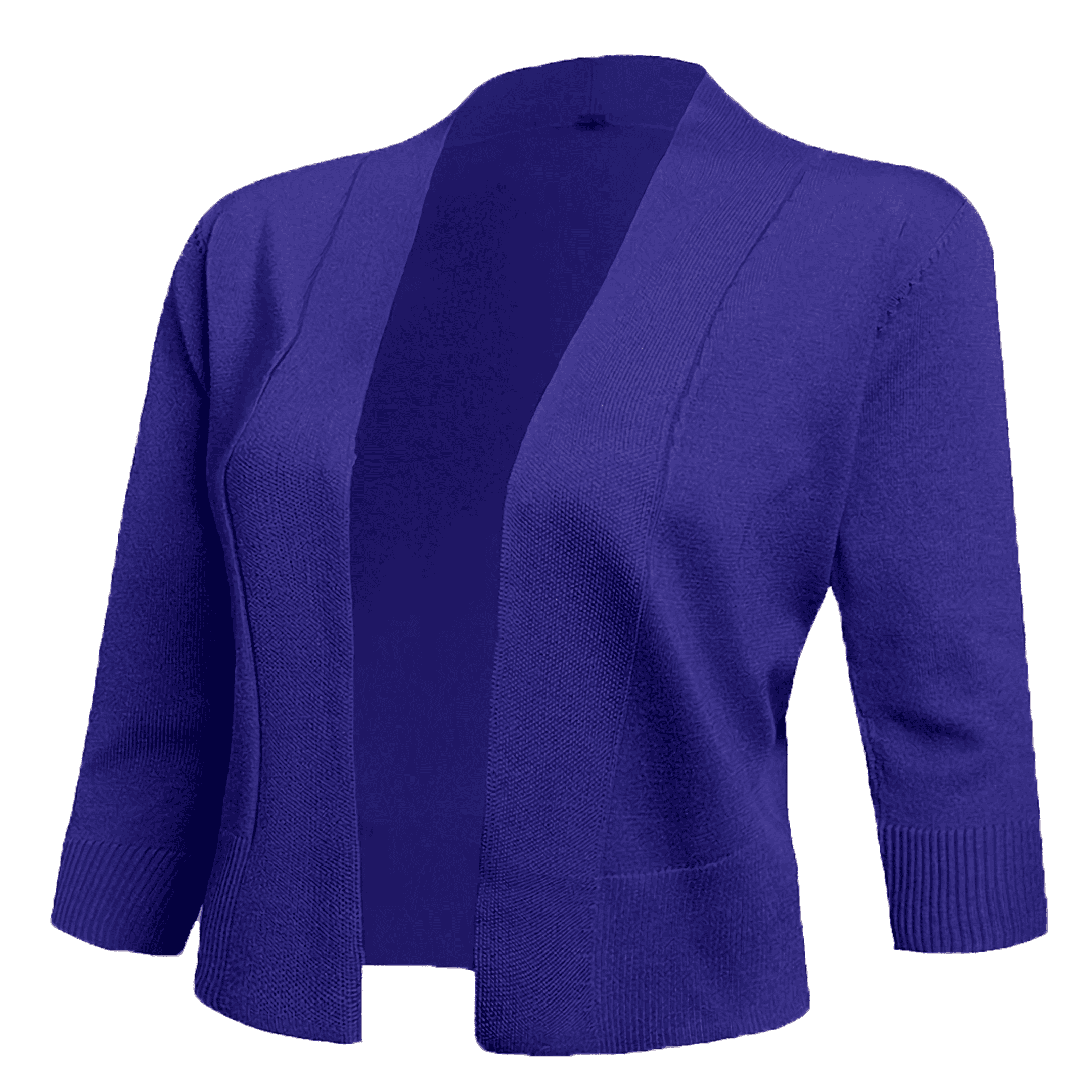 a.Jesdani Womens Cropped Cardigans Sweaters 3/4 Sleeve Open Front Short ...