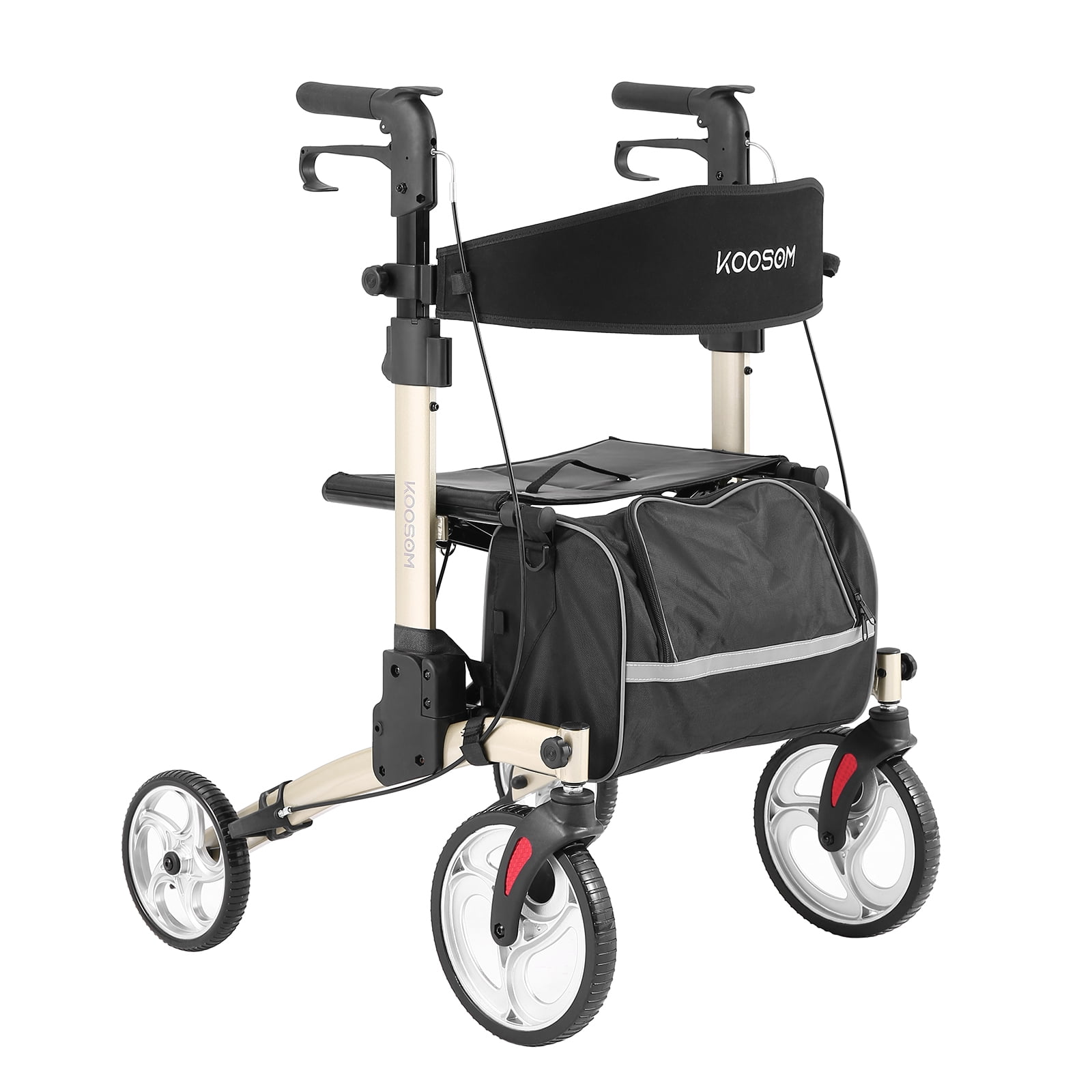 Buy Koosom Rollator Walkers for Seniors with Seat Easy Folding Aluminum ... Buy Koosom Rollator Walkers for Seniors with Seat Easy Folding Aluminum ...
