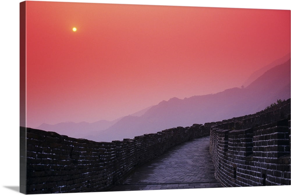 Great BIG Canvas | "China, Mu Tian Yu, The Great Wall Of China, Bright ...