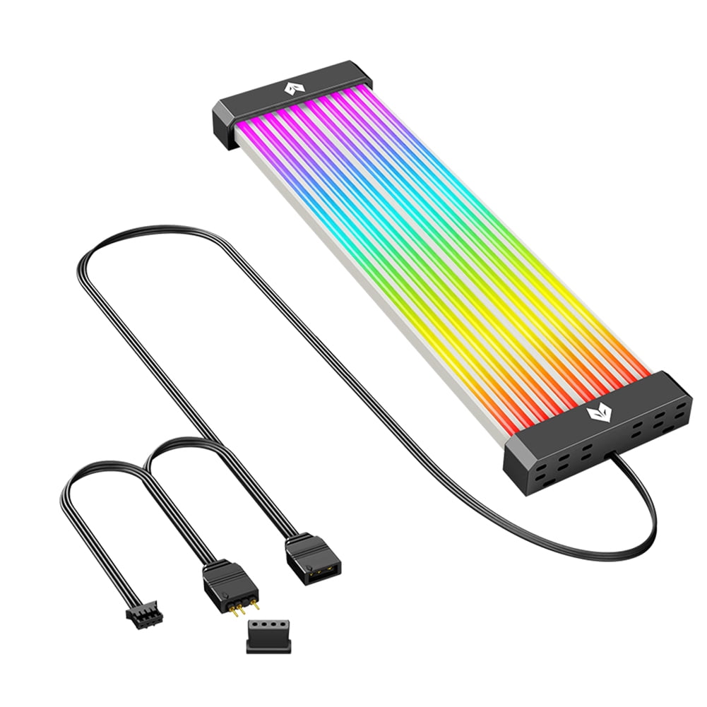 Argb LED Light Strip 5V 3pin para Una Placa Base GPU/24pin 3x8pin ...