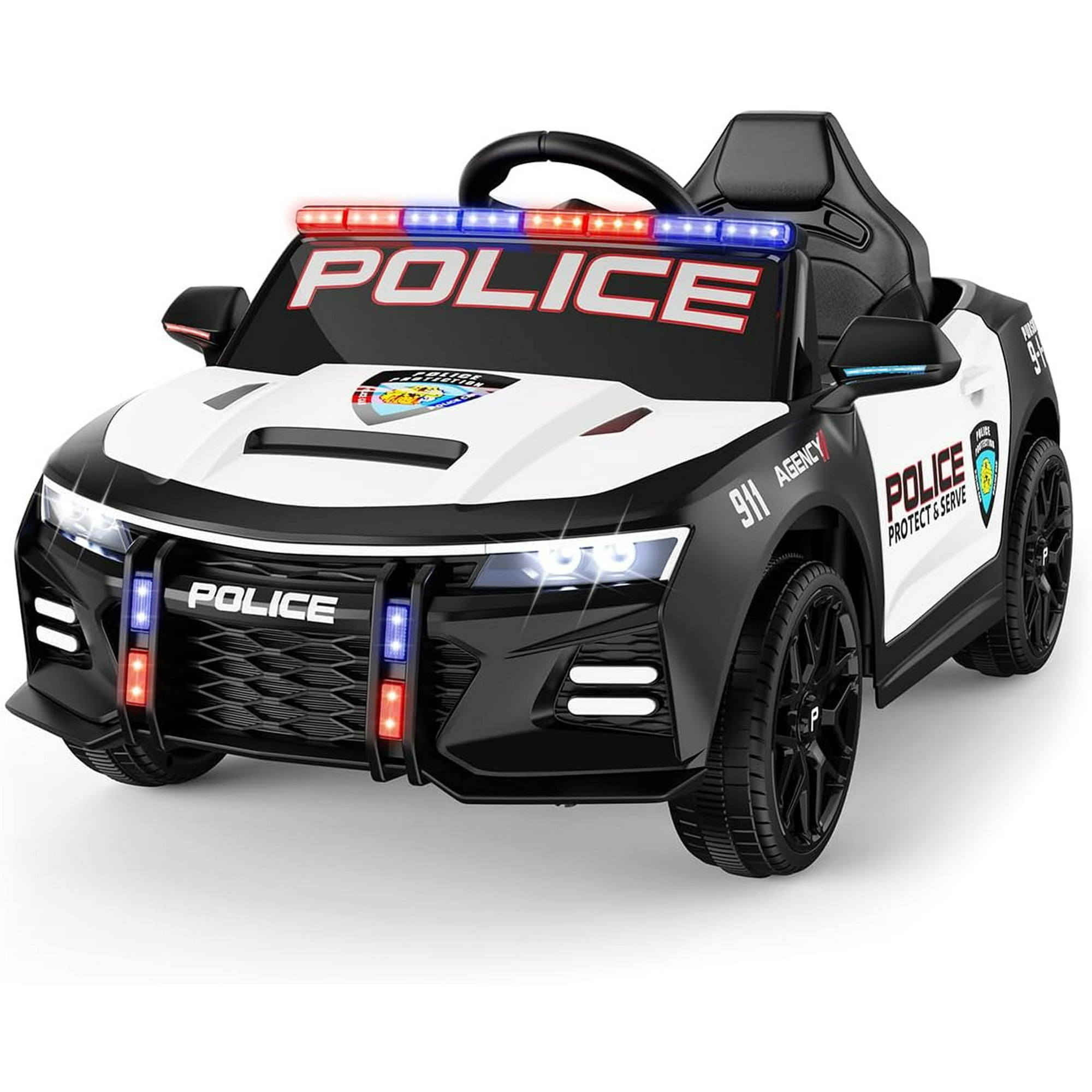 Click here for Pioneerworks 12v Police Car Ride On Toy For Kids W... prices