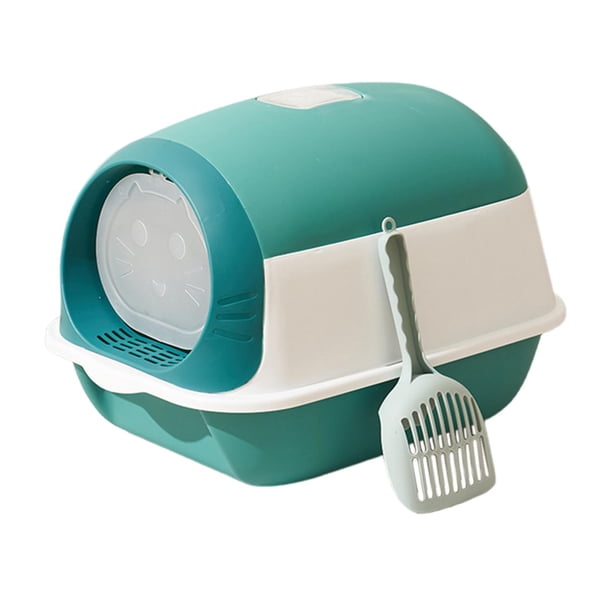 Cat litter box with hood, closed cat toilet for all kinds of cat litter ...