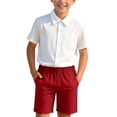 AHTJRT Kids Uniform Sets Summer School Outfits Short Sleeve Formal ...