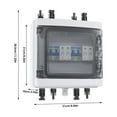 Wall-mounted Solar Combiner Box, Solar Disconnect Switch 40Amp DC ...