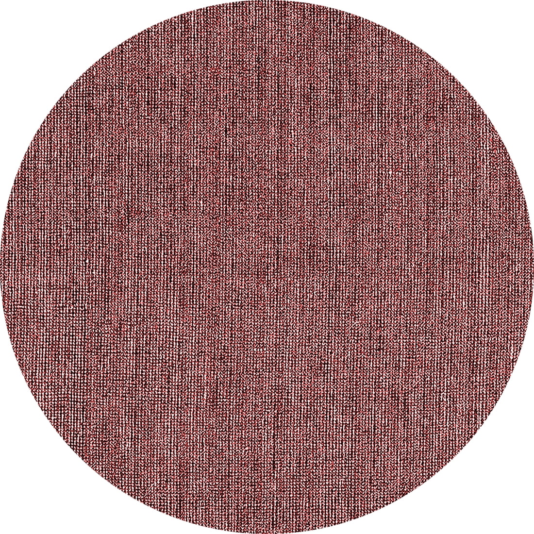 Ahgly Company Indoor Round Solid Red Modern Area Rugs, 3' Round ...