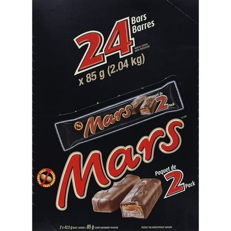 Mars 2-Piece King Size Chocolate Bars, (85g/3 oz.,) 24-Count {Imported ...