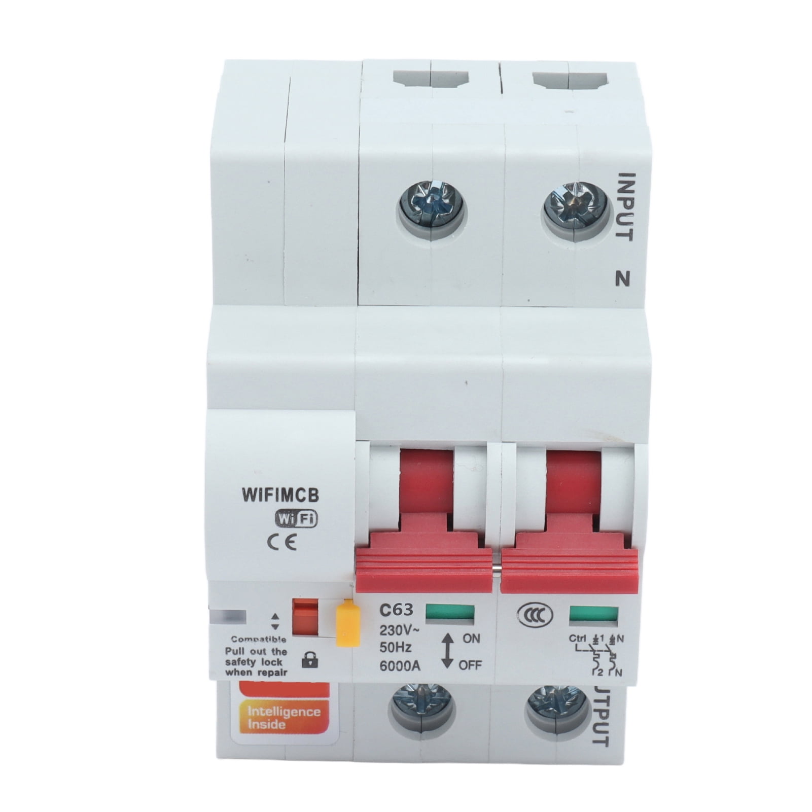 Disyuntor WiFi, Seguro 6000 V Soporta Impulso Voltaje Protección Contra ...