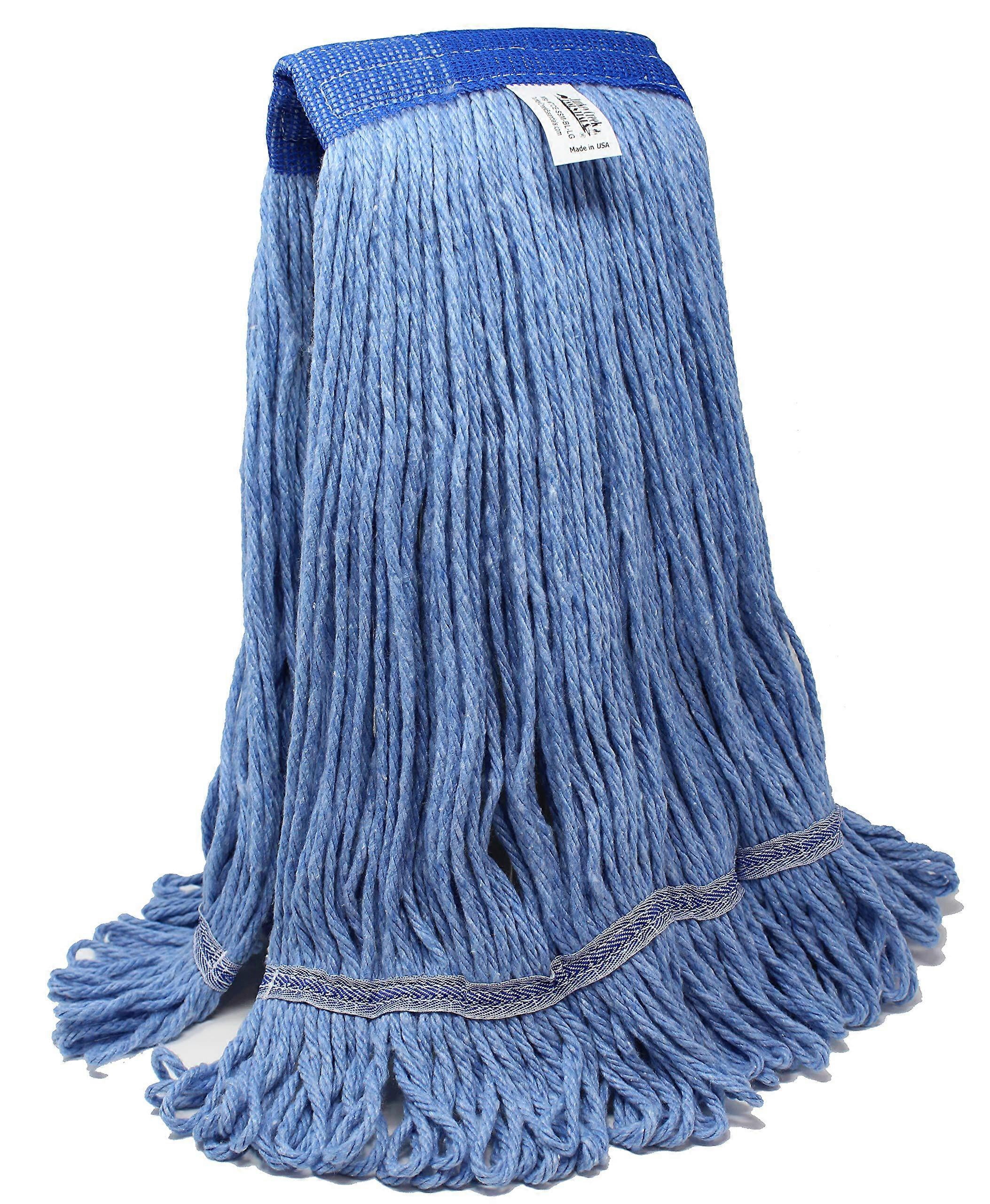 Mop Heads Made Looped End Mop Large Head of Blue 4Ply | Walmart en línea