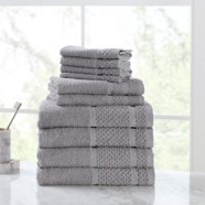 SPRINGFIELD LINEN 6 Piece Set Bath Towel Towel Blue 2 Bath Towel, 2 ...