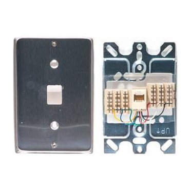 HDMI /Mono RCA Audio /Coaxial /Dual Ethernet Combo Wall Plate - Walmart.com