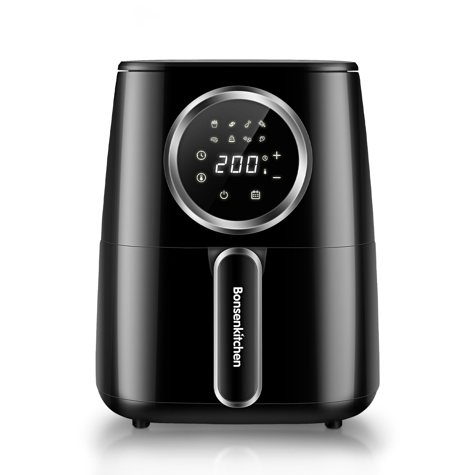 Buy Bonsenkitchen 4.5 QT Air Fryer Electric Oil Free Fryer Oven Cooker ...