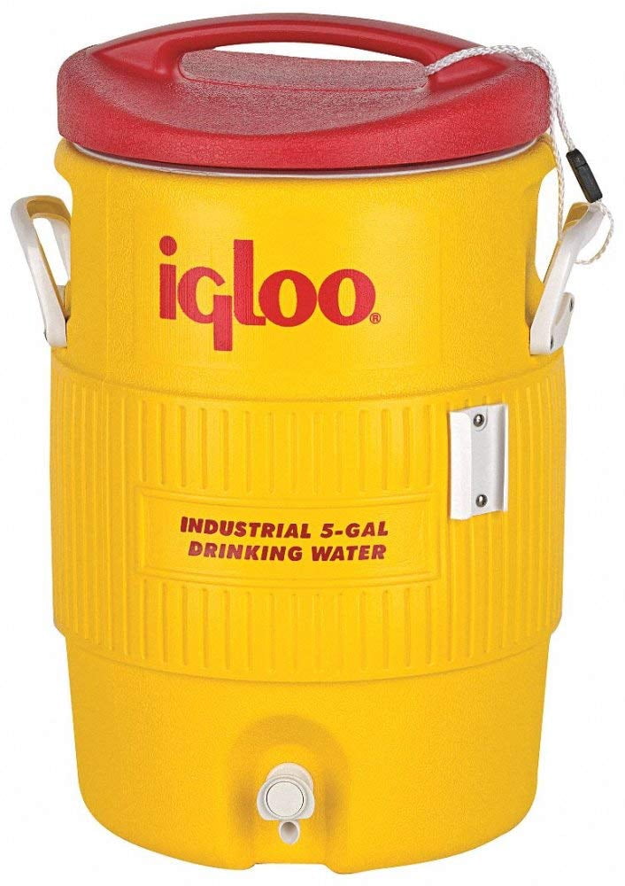 Cooler Igloo 400 Series 19L de plástico amarillo/rojo | Bodega Aurrera ...