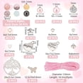 284pcs Findings Natural Mixed Gemstone Stretch Bracelet Necklace ...