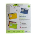 C-Line Write-On Expanding Poly File Folders, 1" Exp., Letter, Assorted ...