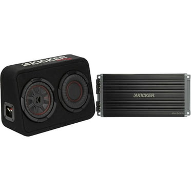 "Kicker Comp C12 Car Audio Triple 12"" Subwoofer Powered 1800 Watt Sub ...