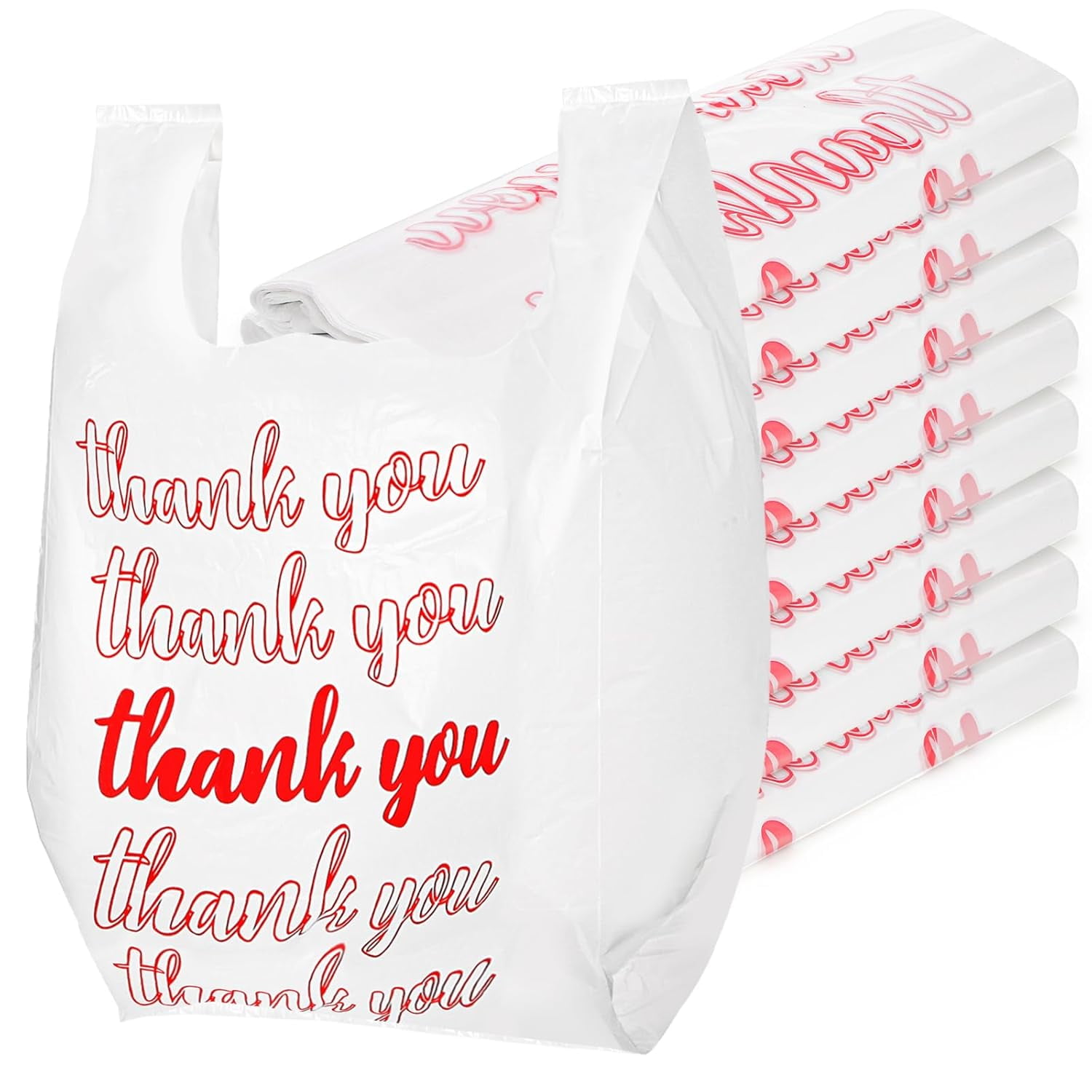 Click here for Topzoulun 200 Count Thank You Bags Reusable Grocer... prices