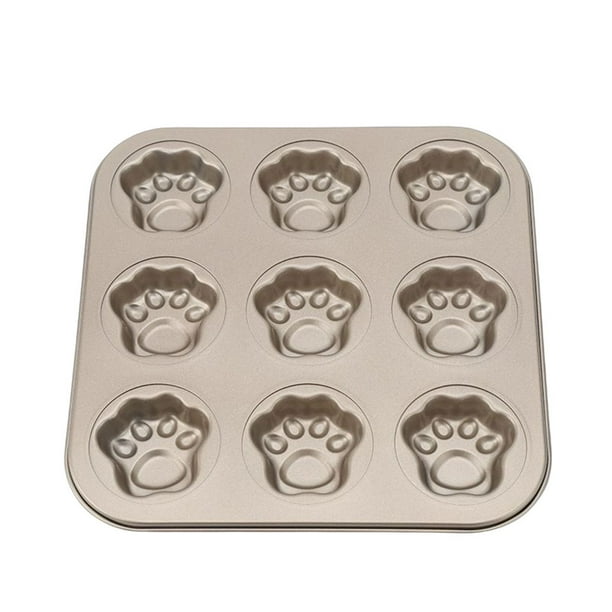 Redempat Baking Pan Cat Paw Nonstick Non Stick Coating Even Heat ...