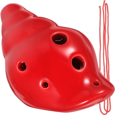 Raindrops Ceramic Ocarina with 6 Holes for Performance Green Shell ...