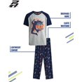 Tuff Guys Boys Pajama Set - 4 Piece Short Sleeve Sleep Shirt and Kids ...