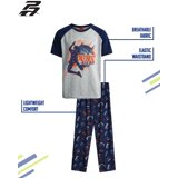 Tuff Guys Boys Pajama Set - 4 Piece Short Sleeve Sleep Shirt and Kids ...