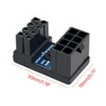 CPU 8Pin Power Connector Adapter 180 Degree Connector for Desktop ...