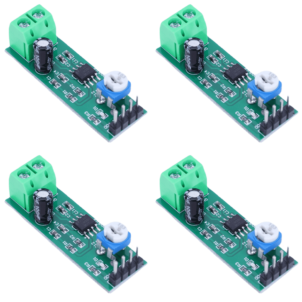 El módulo amplificador de audio LM386 200 veces gana componentes ...