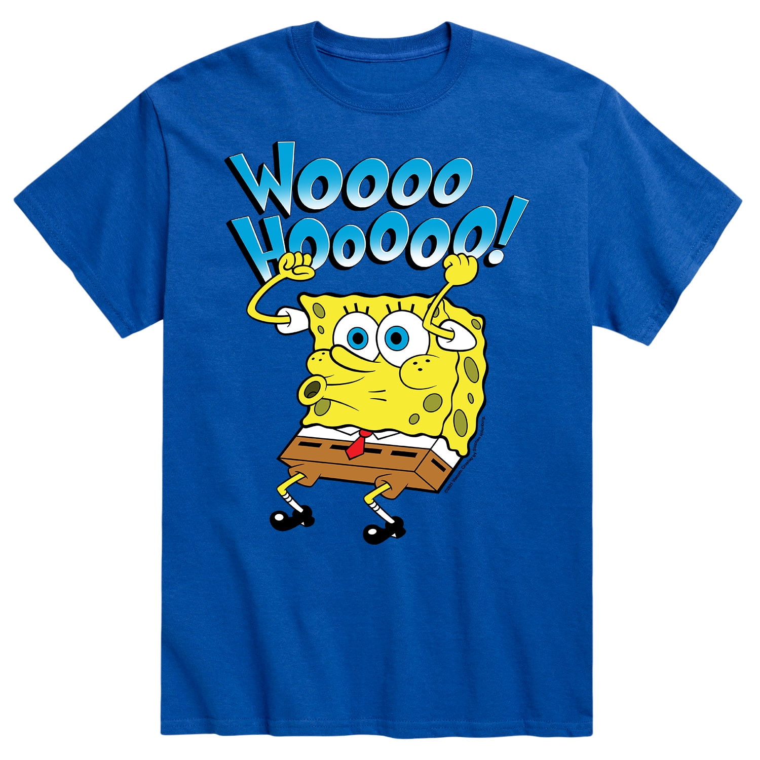 SpongeBob SquarePants - Woooo Hoooo! - Men's Short Sleeve Graphic T ...