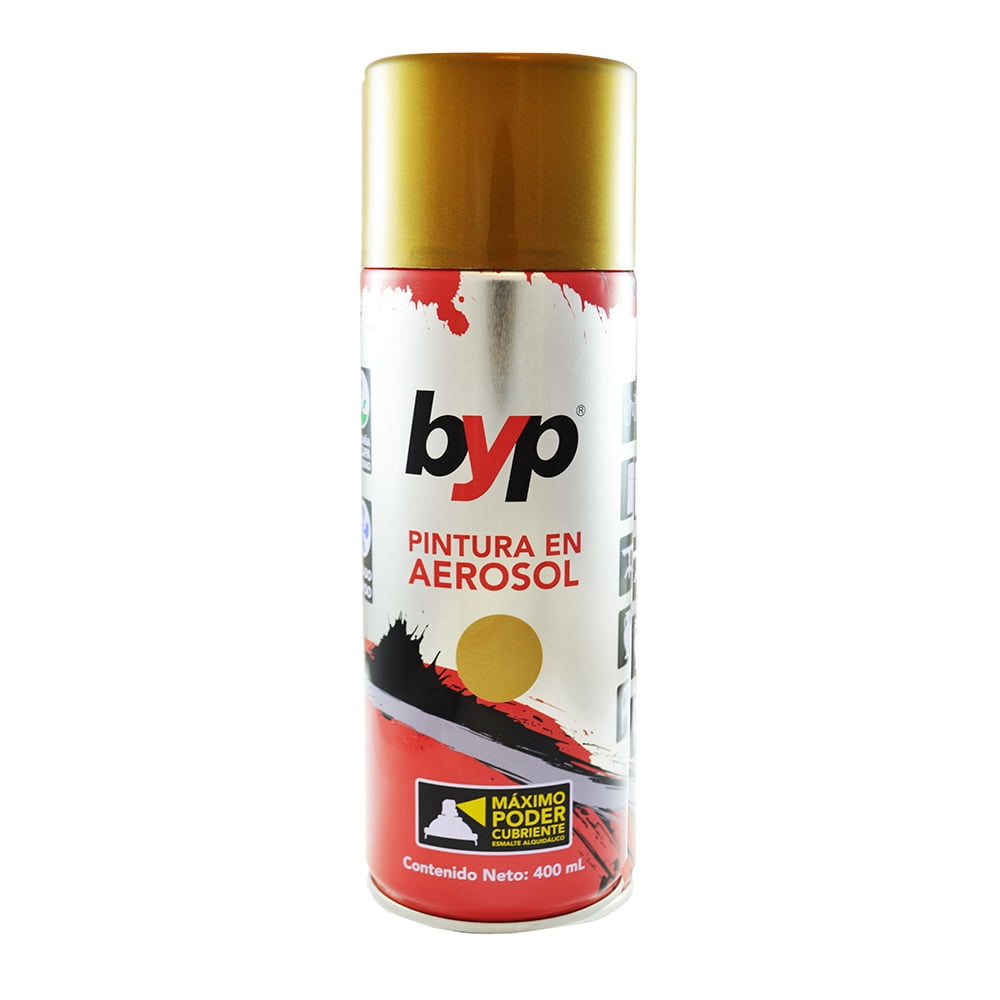 AEROSOL ORO BYP Caja 12 piezas | Bodega Aurrera en línea