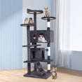 BORGEBY 54in Cat Tree Tower for Indoor Cats,Multi-Level Cat Furniture ...