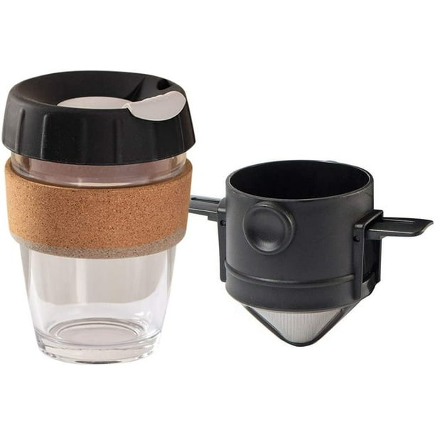 Coffee Filter Portable Drip Coffee Tea Holder Funnel Baskets Reusable ...