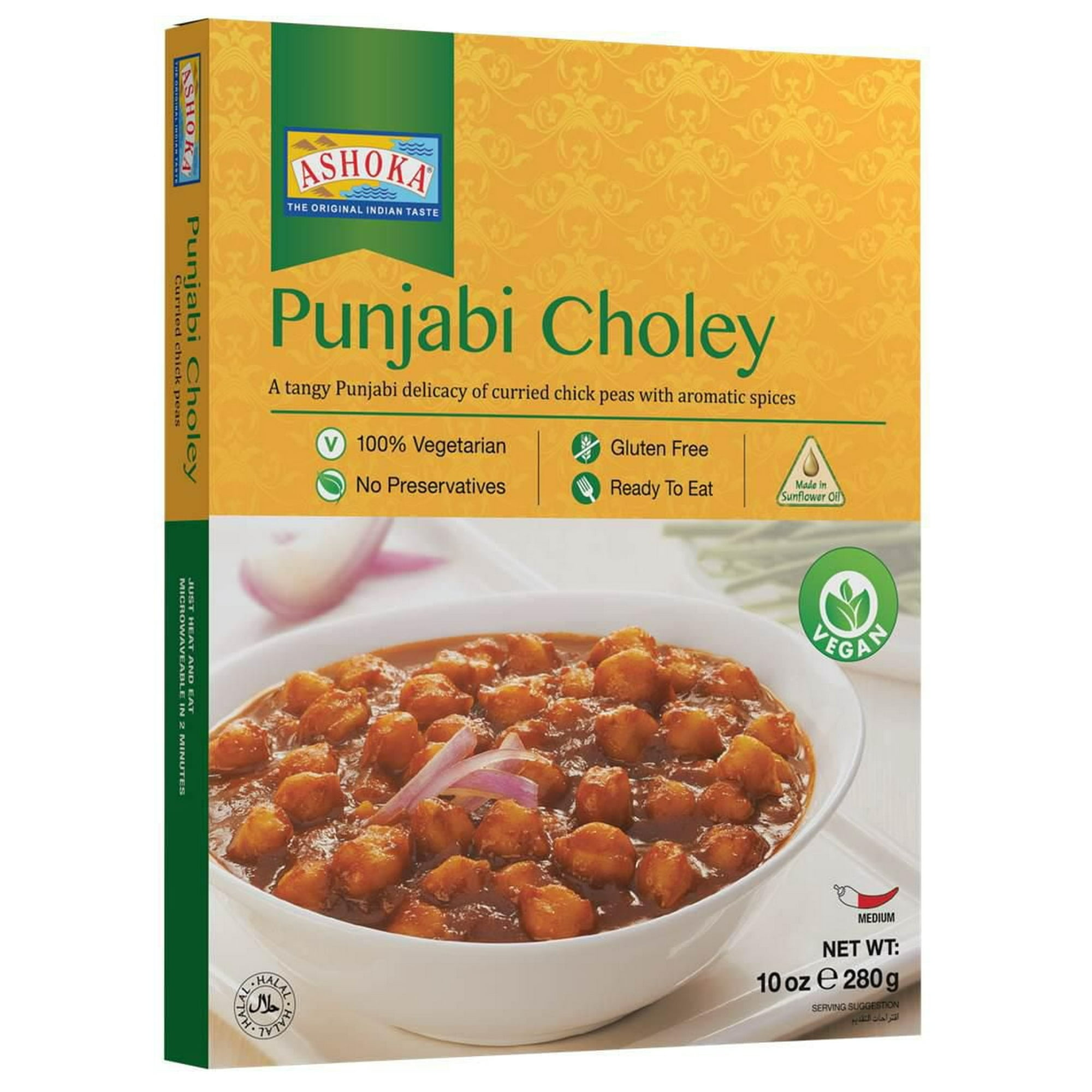 Click here for Ashoka Ready To Eat - Punjabi Choley 10 Oz (280g) prices