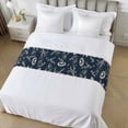 Bed Runner Paper Fan Bedding Scarves Soft Decorative Bed Flag Cherry ...
