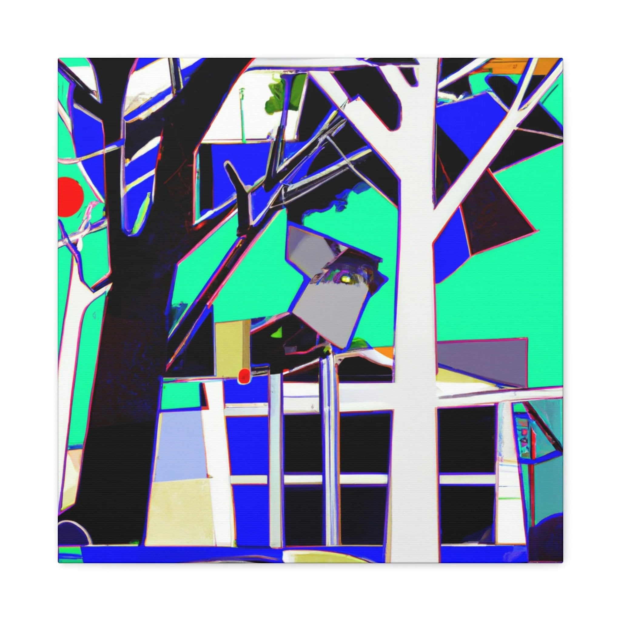 Forest of Primary Colors - Canvas - Walmart.com