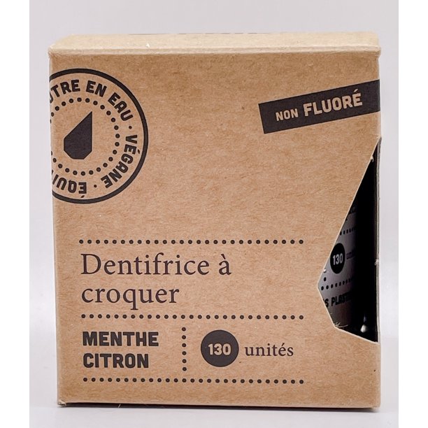 Hydro Phil Chewable Toothpaste Mint and Lemon 130 Tablets - Walmart.com