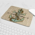CafePress - Nautical Map Vintage Anchor Pattern Mousepad - Non-slip ...