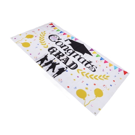 Demonsen Graduation Banner, 4 Eyelets Graduation Backdrop For ...