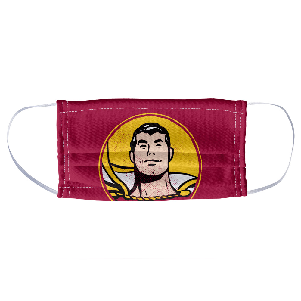 Justice League Shazam! Circle 1-Ply Reusable Face Mask Covering, Unisex ...