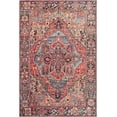Mark&Day Area Rugs, 5x7 Manche Traditional Bright Red Navy Wheat Ice ...