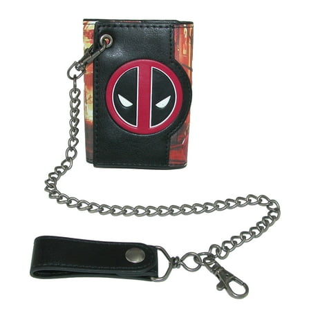 Marvel Men's Deadpool Fire Chain Wallet | Walmart Canada