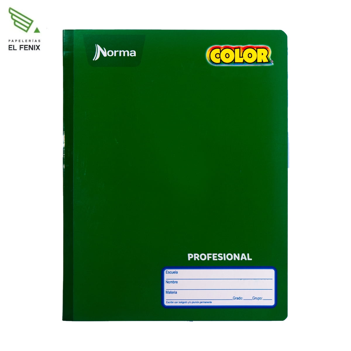 Cuaderno Norma Color Cosido Profesional Raya 100 Hojas Verde | Walmart ...