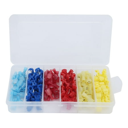 T-Tap Electrical Connector, Self-Stripping Electrical Insulated Crimp ...