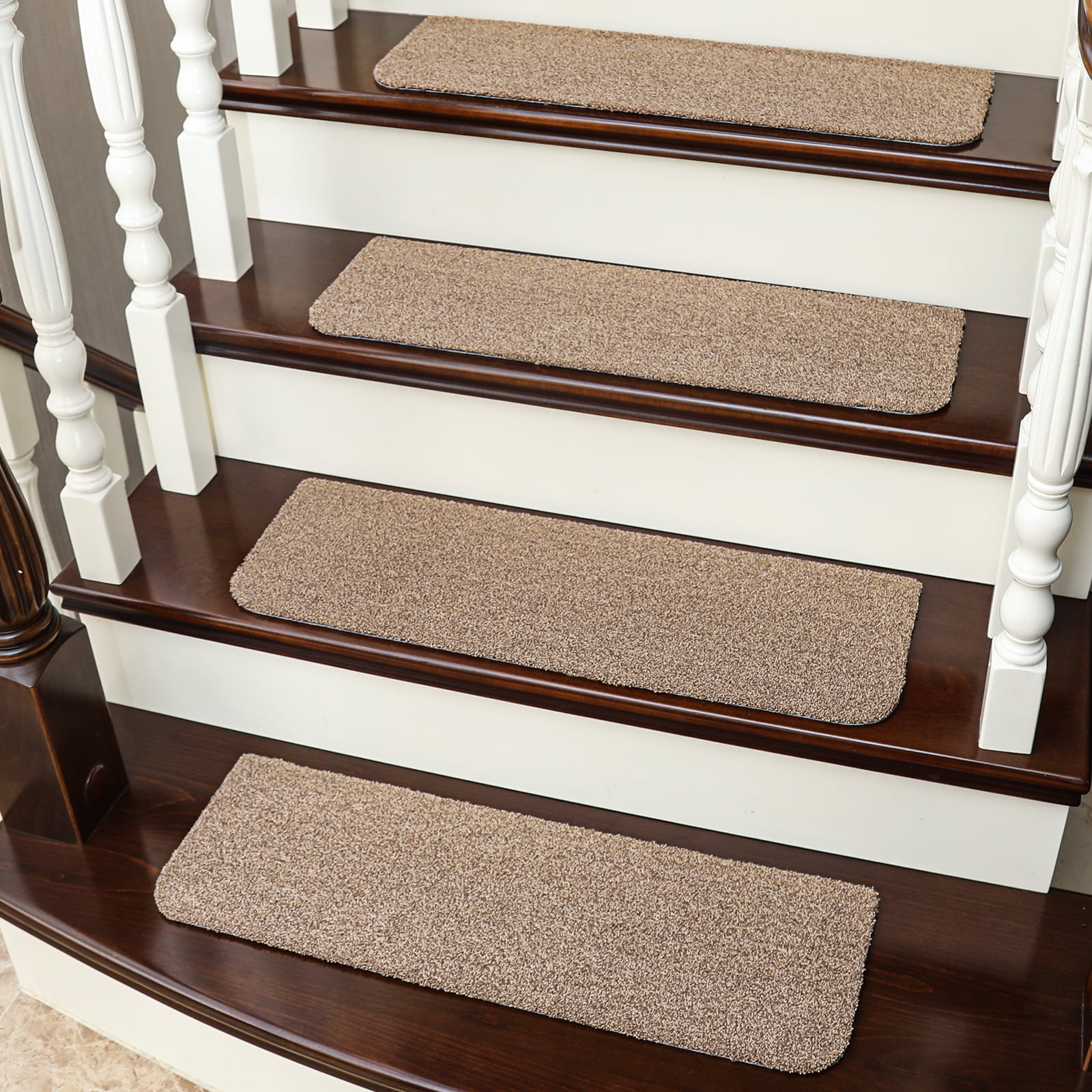 COSY HOMEER Non-Slip Stair Treads for Wooden Steps 9"x28" (4-Pack ...