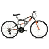 Northwoods Z265 26" Men's Dual Suspension 21 Speed Mountain Bike, Lightweight Alloy Frame ...
