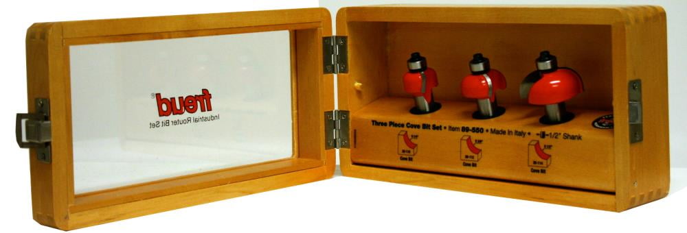 Freud 89-550 3-Piece Cove Router Bit Set - Walmart.com